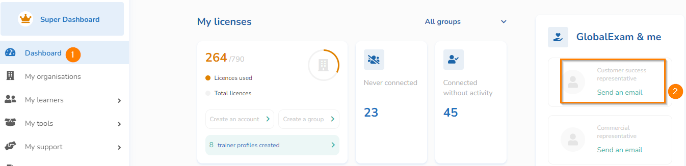 How to resolve a student's access issues and resend an activation email?